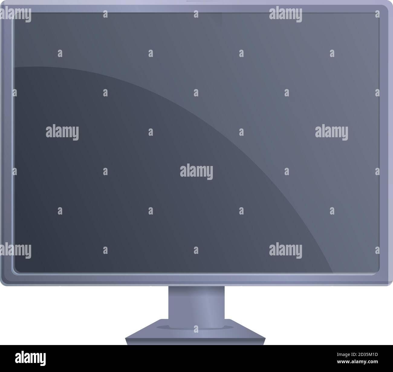 Digital monitor icon. Cartoon of digital monitor vector icon for web ...