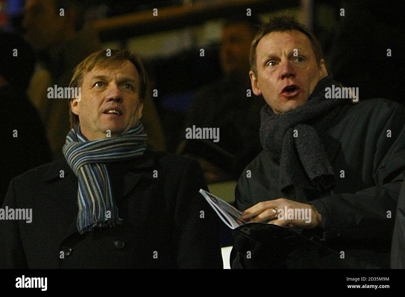 England under 21 manager Stuart Pearce (right) with their coach Steve ...