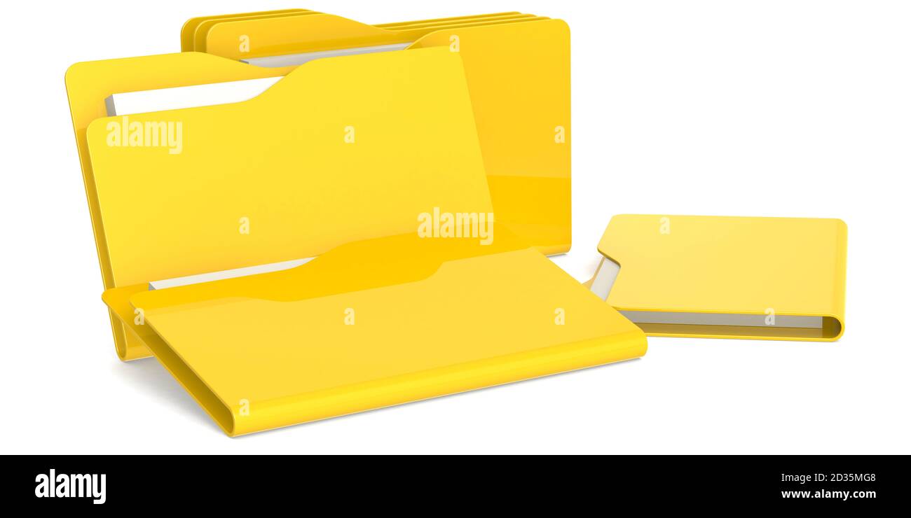 Storage office folders icon Cut Out Stock Images & Pictures - Alamy