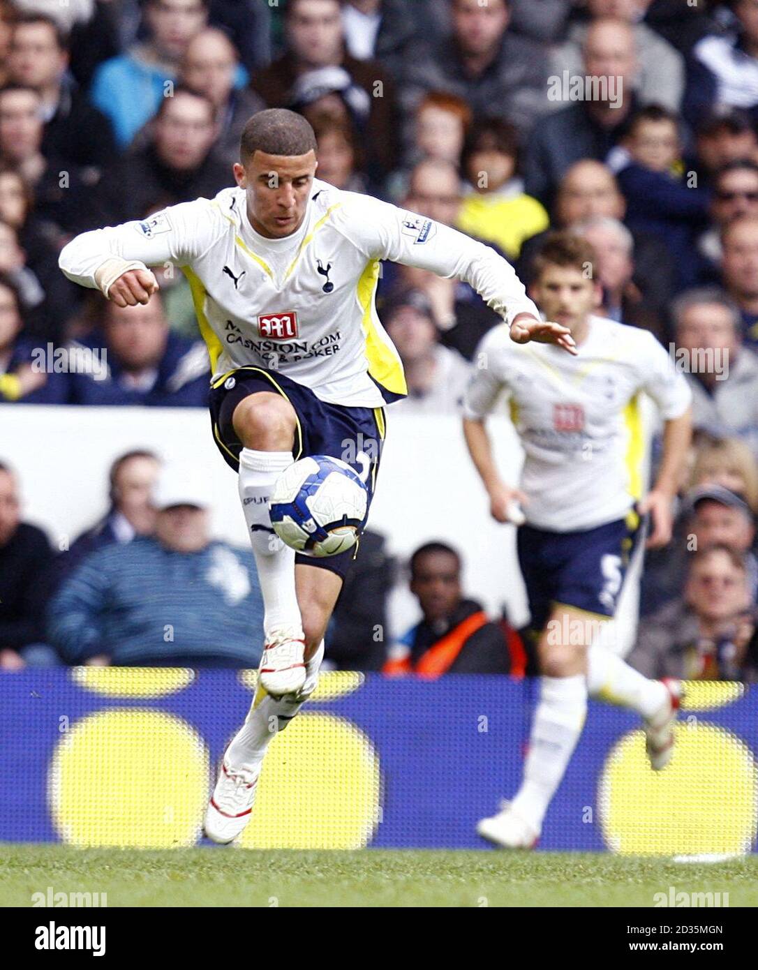 Tottenham Hotspur's Kyle Walker makes his debut for the club Stock ...