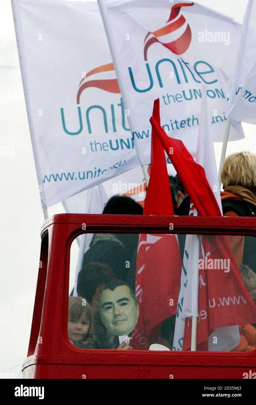 Striking British Airways Cabin Crew at Bedfont FC near Hatton Cross ...