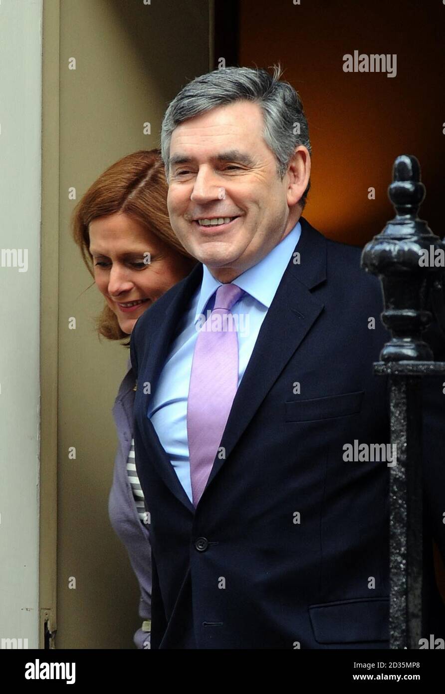 Prime minister gordon brown called general election may 6 hi-res stock ...