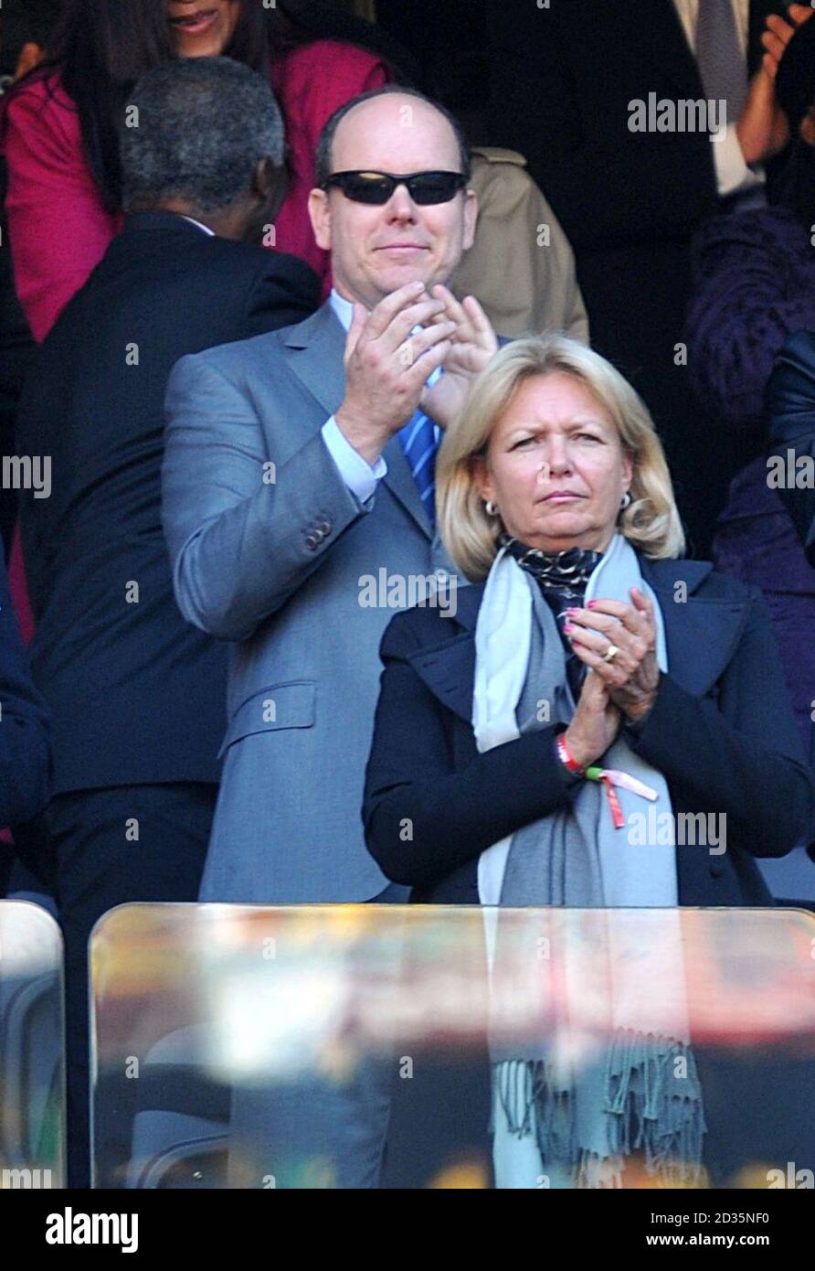 Prince albert of monaco in stands hi-res stock photography and images ...