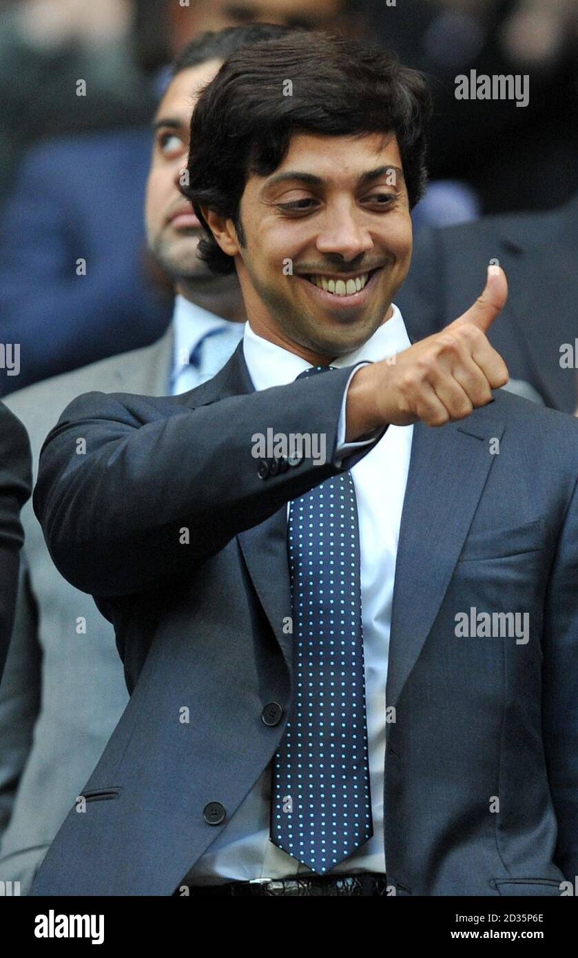 Sheikh mansour man city hi-res stock photography and images - Alamy