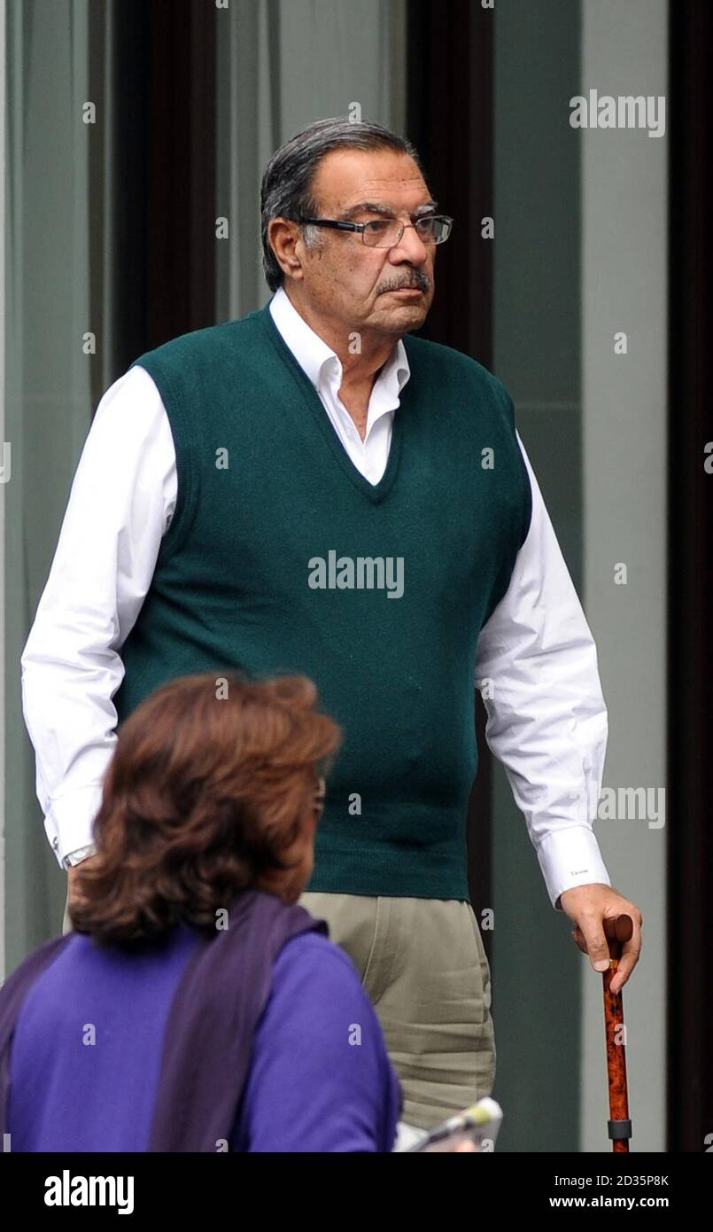 Pakistan team manager Yawar Saeed at the team hotel, Swiss Cottage ...