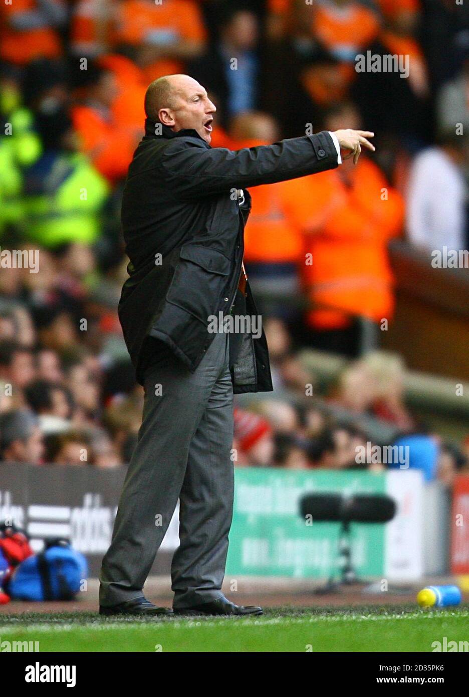Ian Holloway, Blackpool manager Stock Photo - Alamy