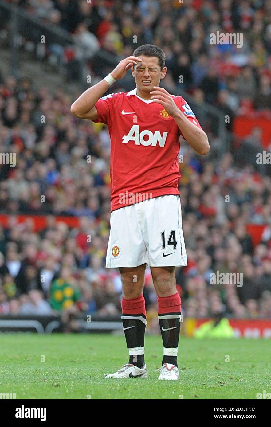 Javier Hernandez, Manchester United Stock Photo - Alamy
