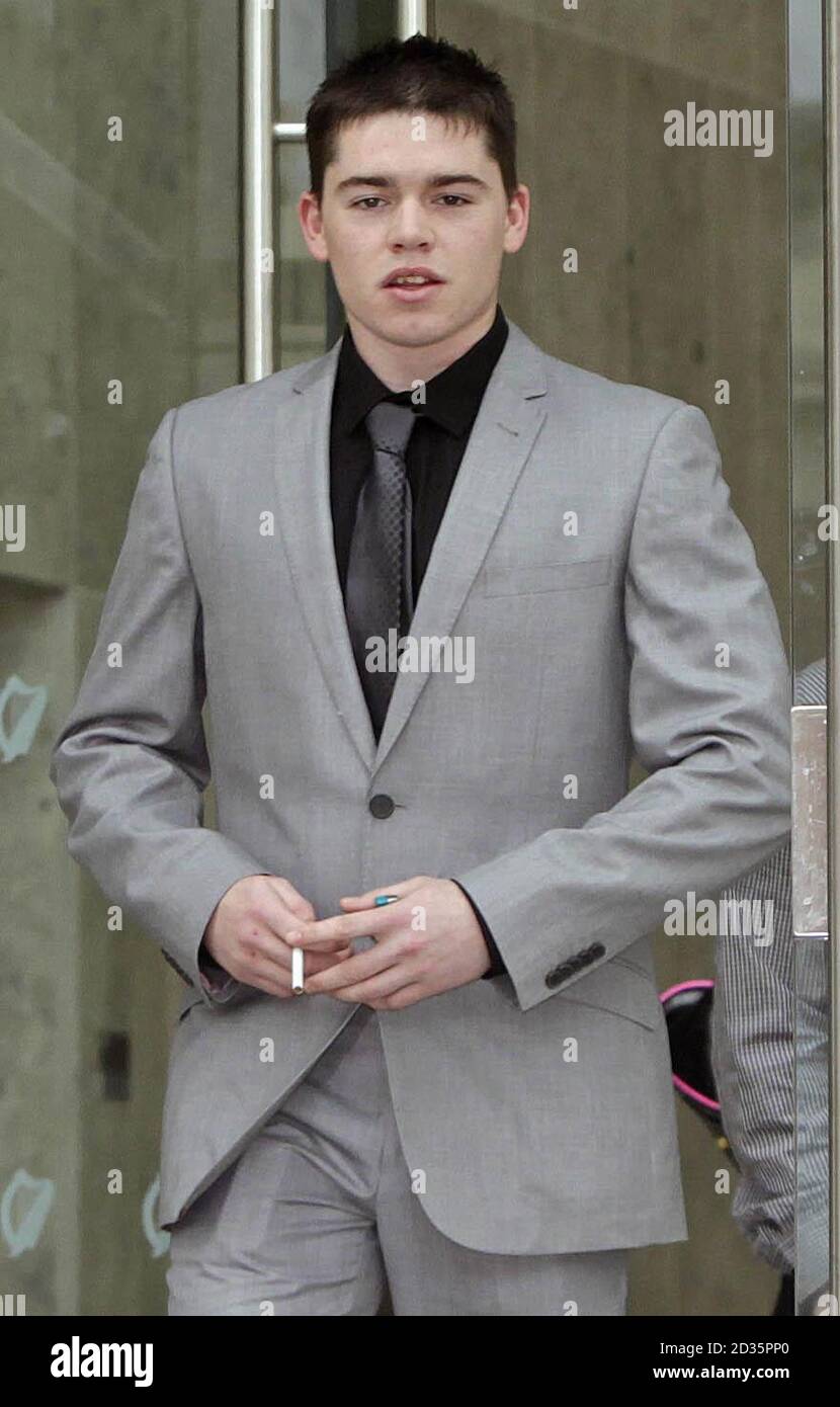 Owen Gaffney leaving at Dublin circuit criminal court where four Gardai ...