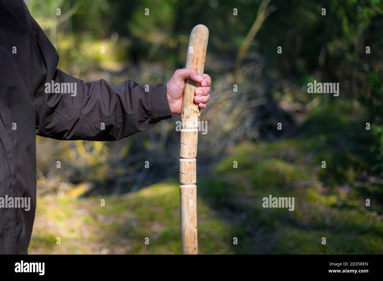 Close up hand holding pole hi-res stock photography and images - Alamy