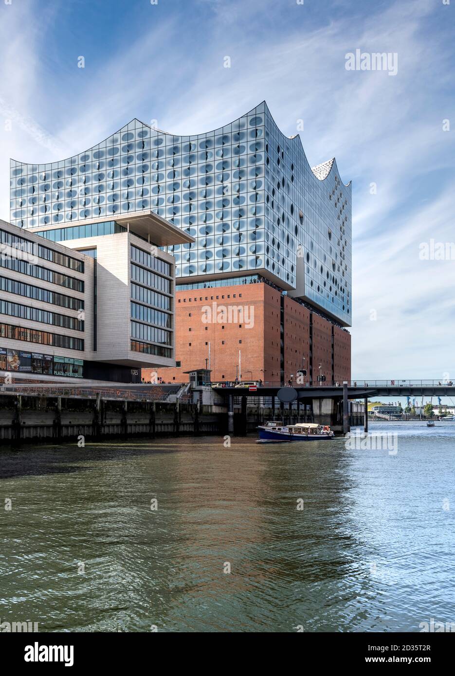 The Elbphilharmonie is a concert hall in the HafenCity quarter of ...