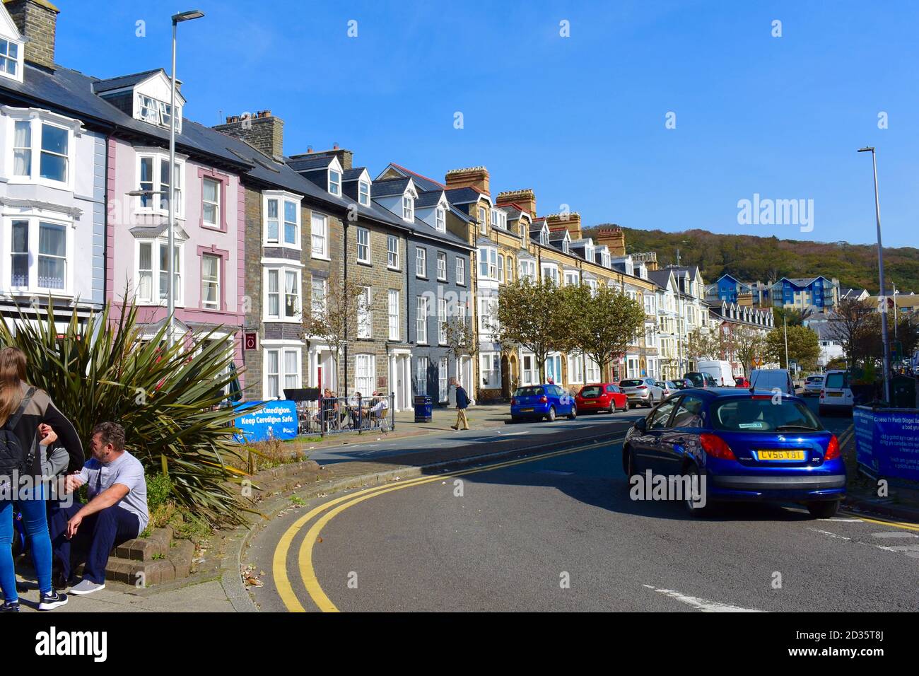 A row of typical Victorian buildings forming a terrace along North ...