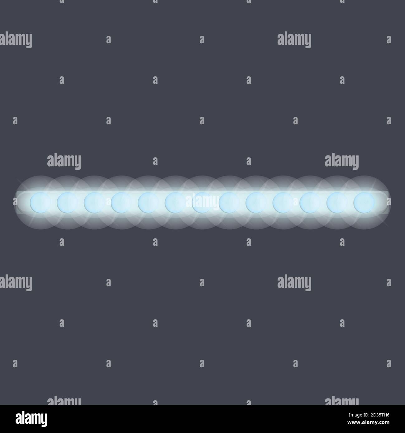 Car led strip lights icon. Cartoon of car led strip lights vector icon ...