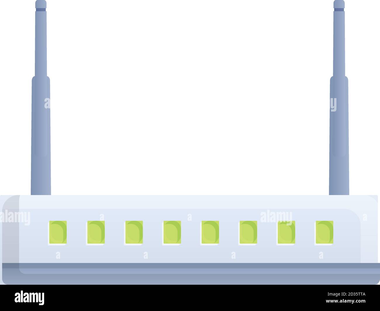 Wifi modem hardware icon. Cartoon of wifi modem hardware vector icon ...