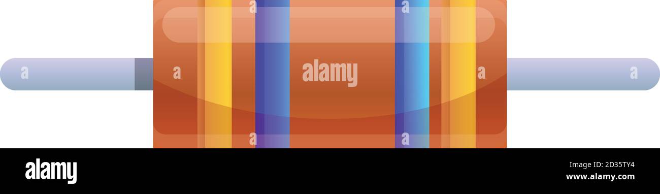 Static capacitor icon. Cartoon of static capacitor vector icon for web ...