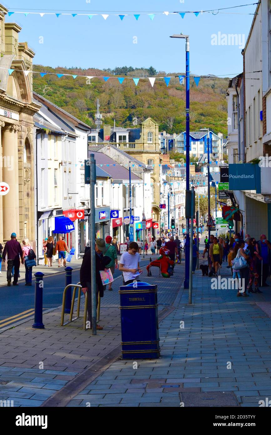 A street view along Great Darkgate Street in the town centre. Home to a ...