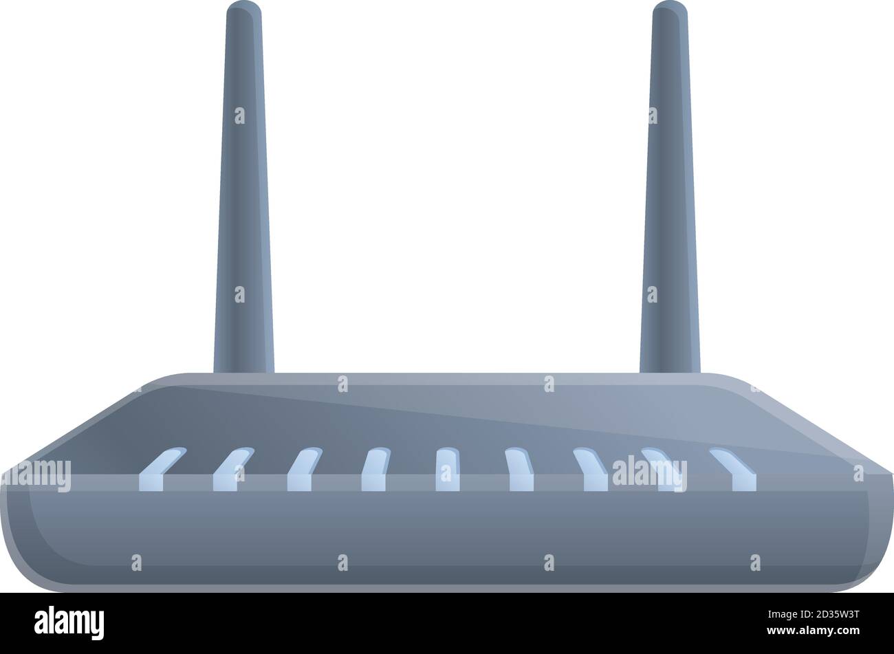 Modem icon. Cartoon of modem vector icon for web design isolated on ...