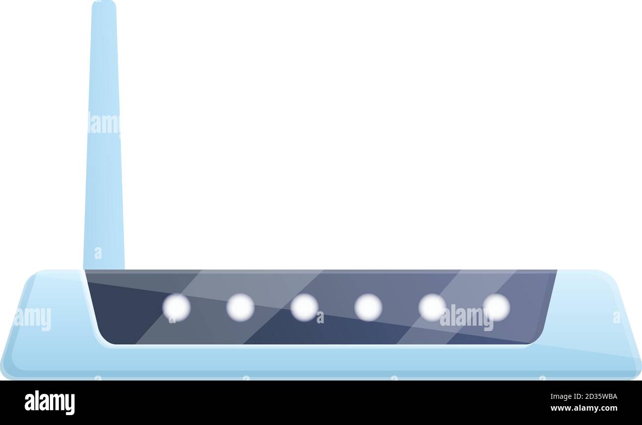 Wifi modem communication icon. Cartoon of wifi modem communication ...