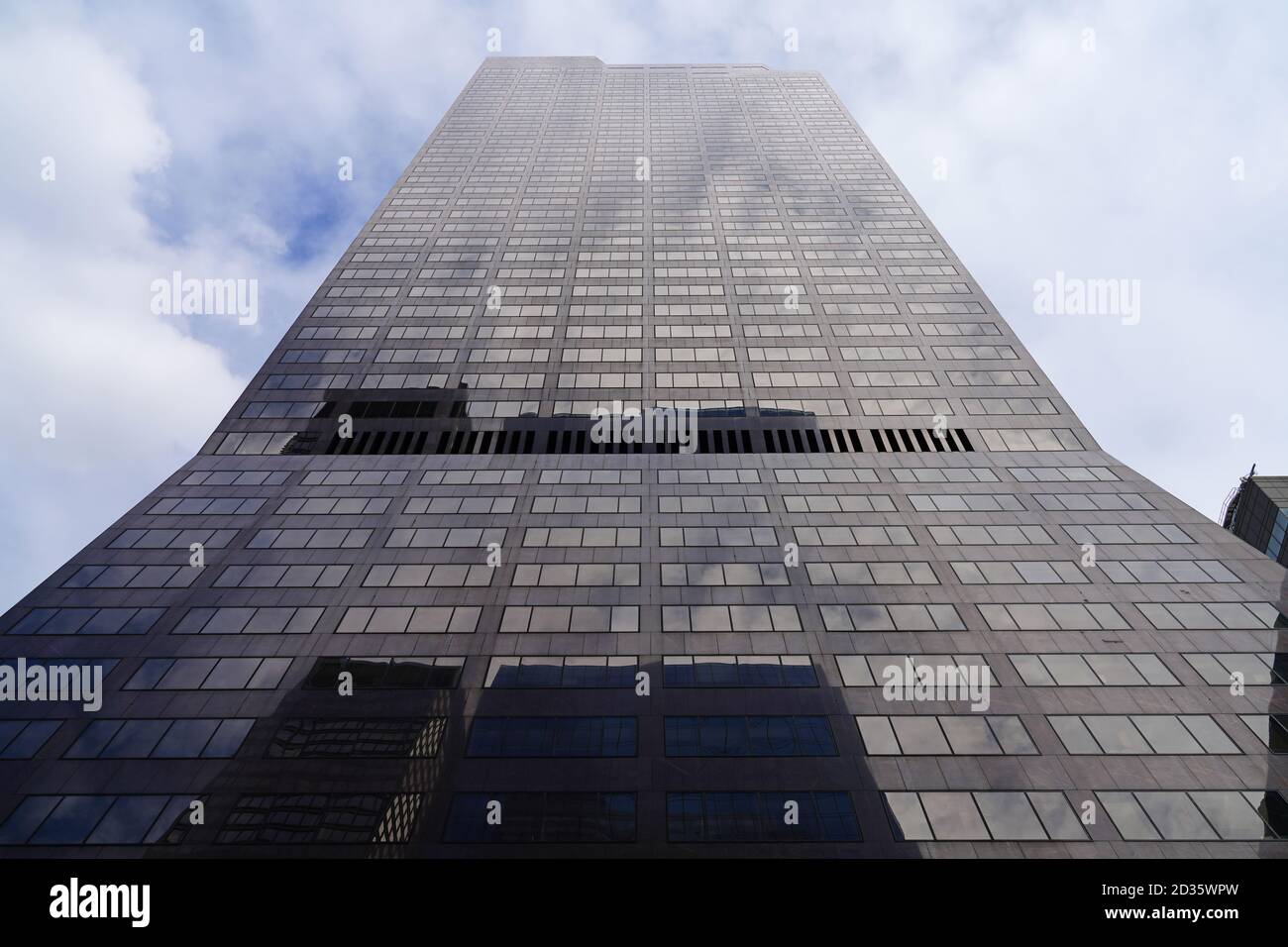 NEW YORK CITY, NY -27 SEP 2020- View of the 520 Madison Avenue building ...