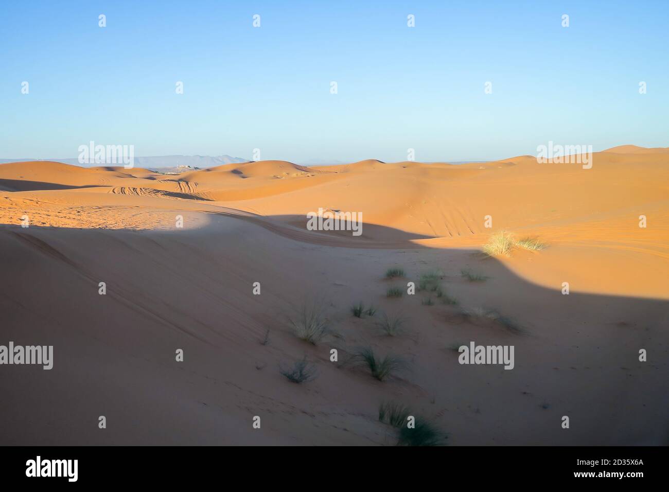 landscape in sahara desert, photo as background Stock Photo - Alamy