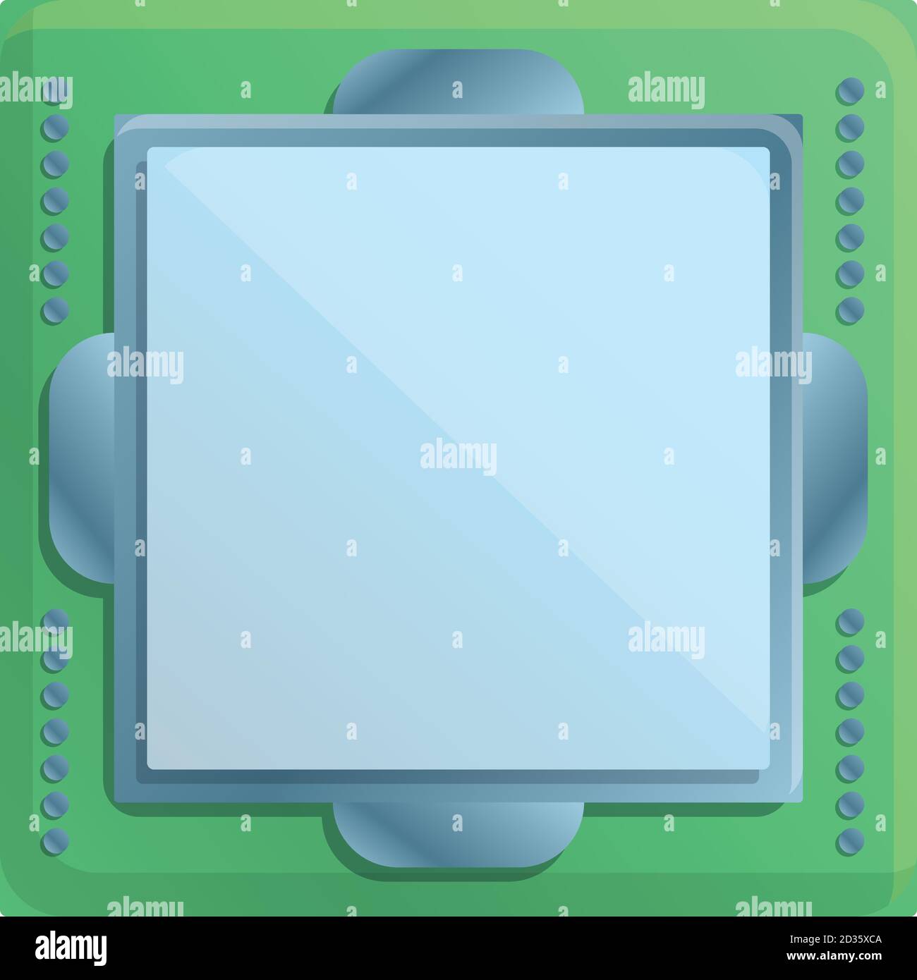 Phone processor icon. Cartoon of phone processor vector icon for web ...