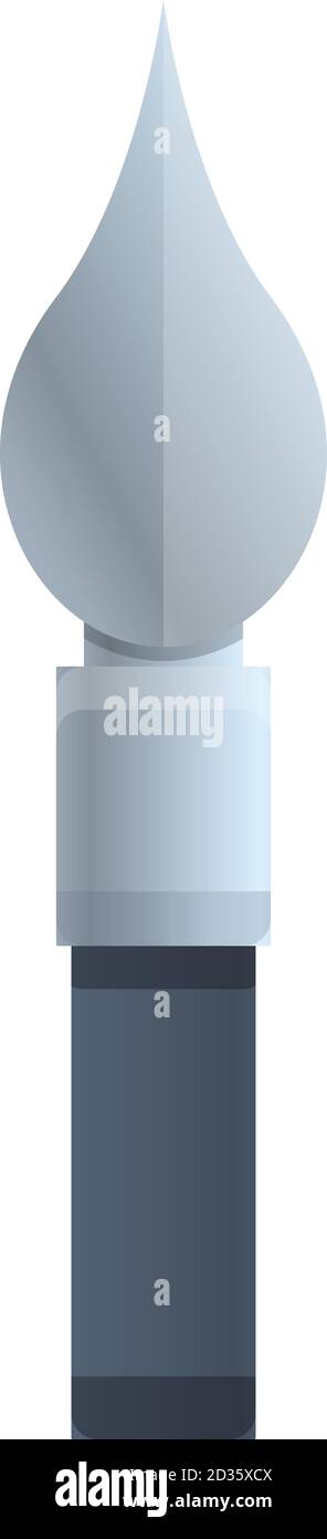Broad nib icon. Cartoon of broad nib vector icon for web design ...