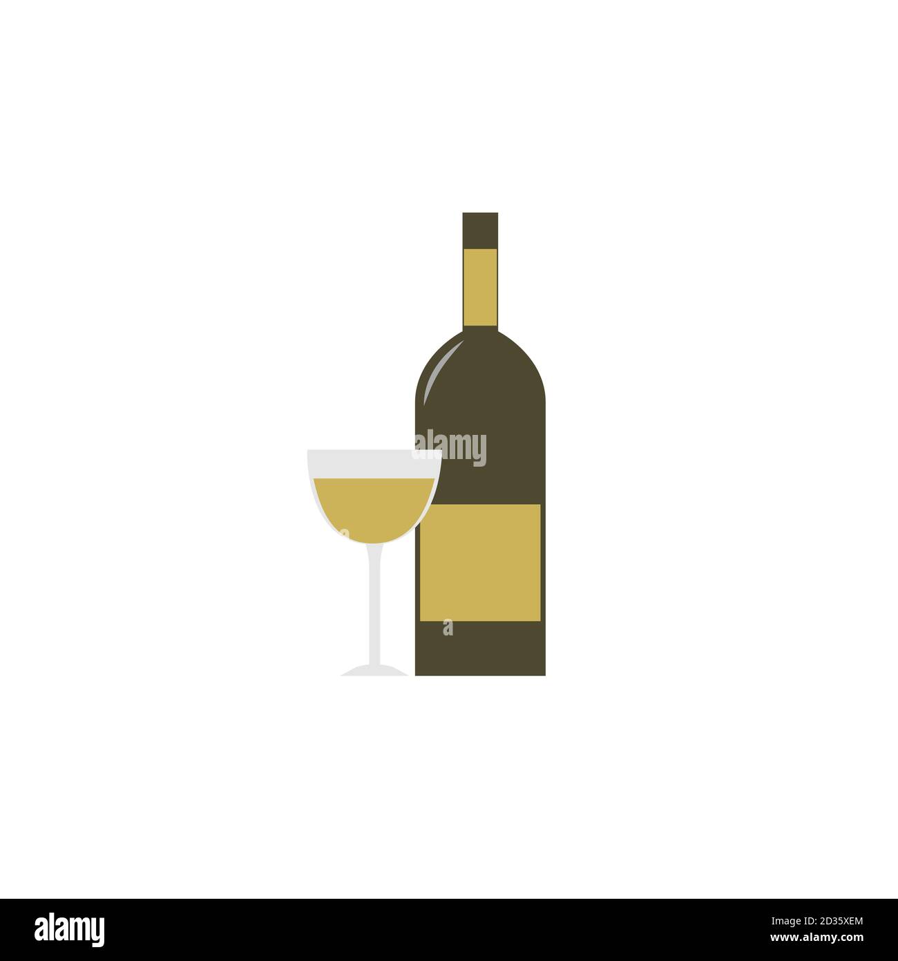 Realistic white glass bottle Stock Vector Images - Alamy