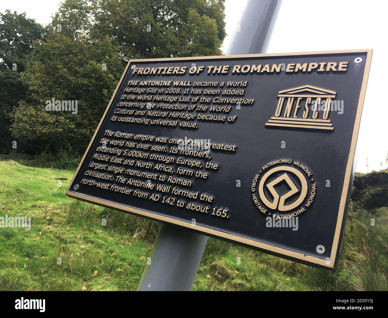 Scenes for the route of the Roman-Era Antonine Wall, across the Central ...