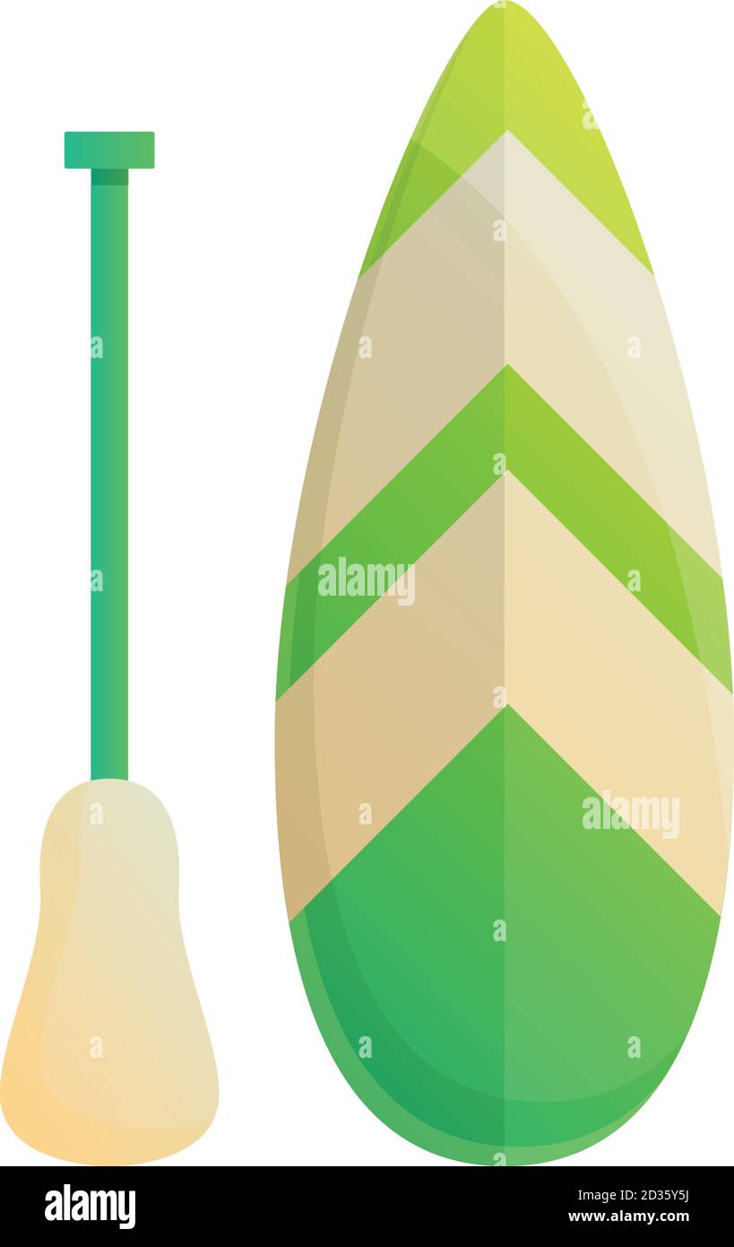 Sup surfing icon. Cartoon of sup surfing vector icon for web design ...