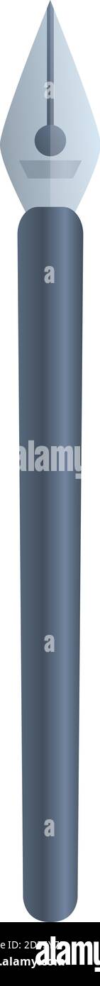 Pointed nib icon. Cartoon of pointed nib vector icon for web design ...