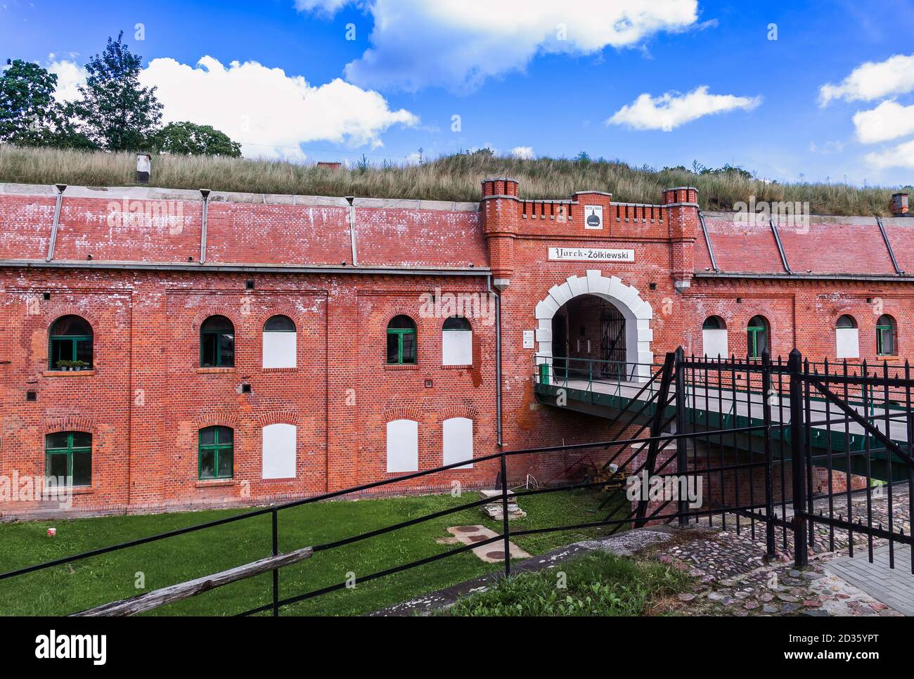 Poland, Torun: Fort IV or Fort Yorck built in 1878-1884 as a part of ...