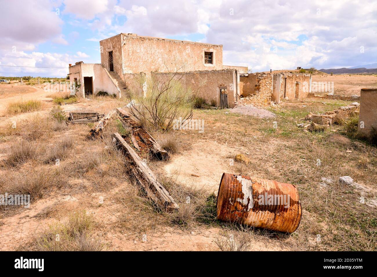 Dry Desert Landscape Stock Photo - Alamy
