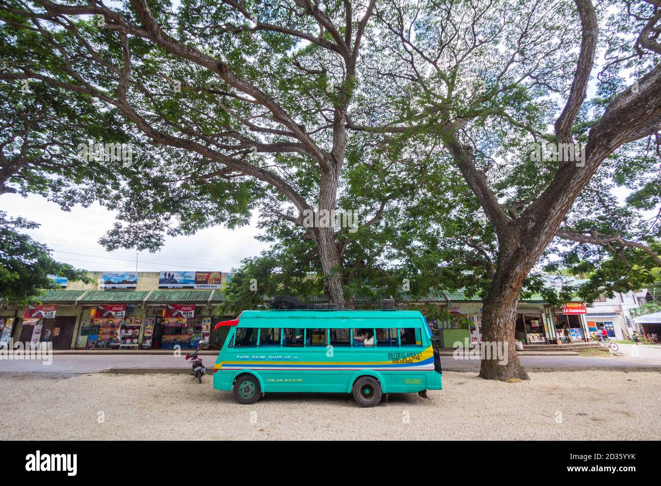 Bus stop in Panglao Island, Bohol Stock Photo - Alamy