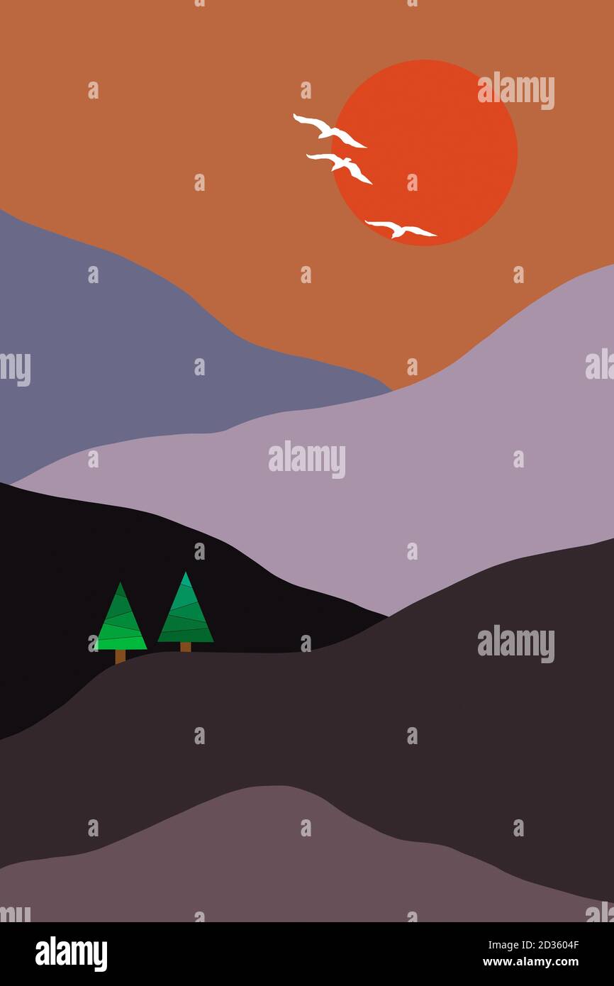 Alpine poster design hi-res stock photography and images - Alamy