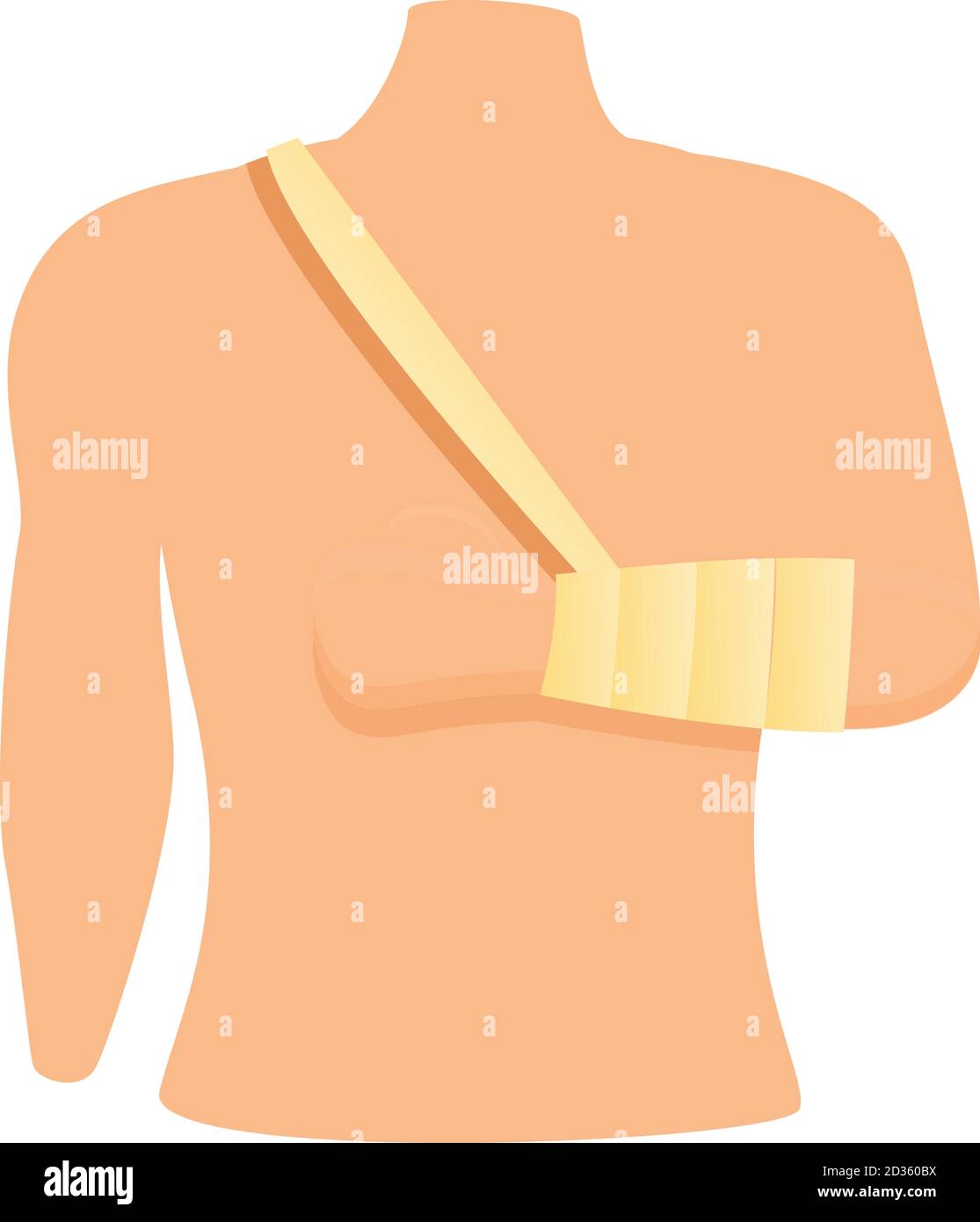 First aid hand bandage icon. Cartoon of first aid hand bandage vector ...