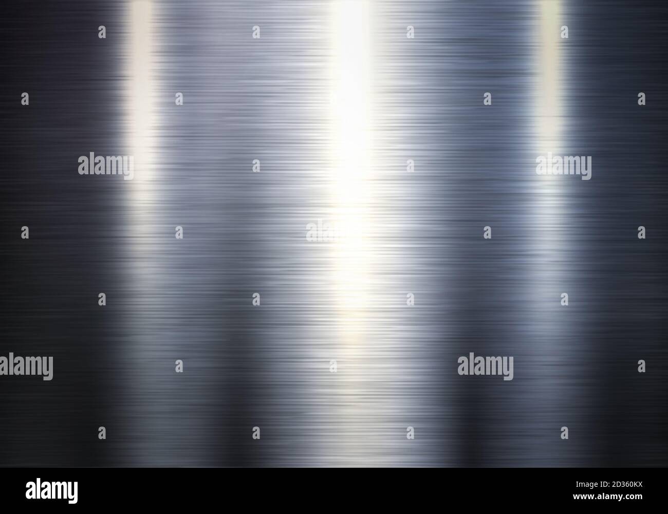 Steel metal background brushed metallic texture with reflections Stock ...