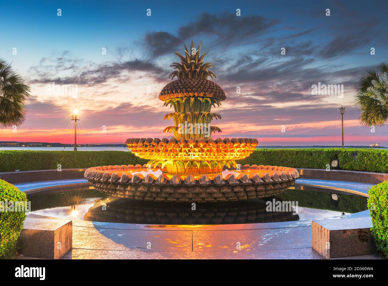 Charleston, South Carolina, USA at Waterfront Park at dawn Stock Photo ...