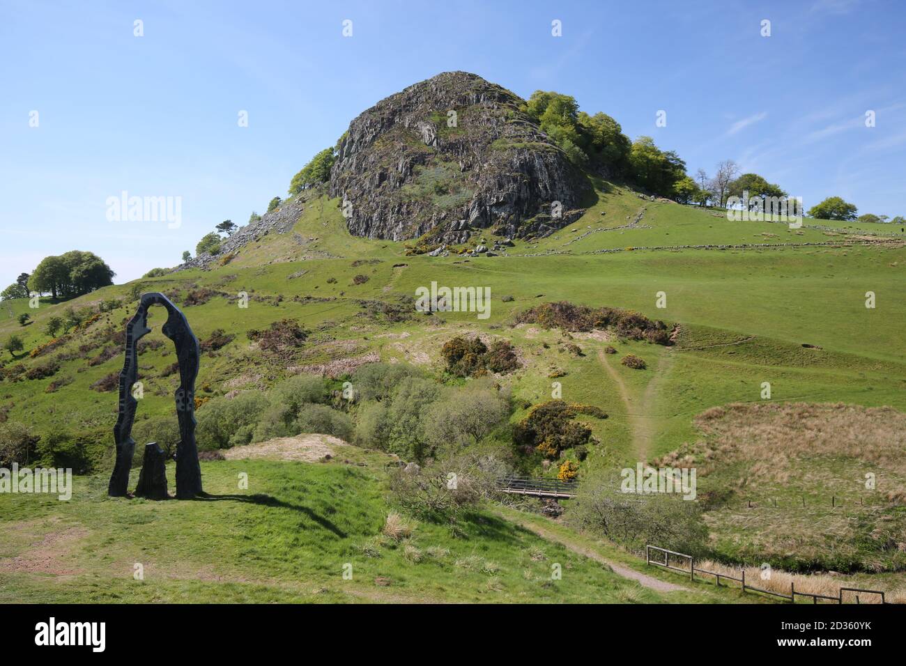 Loudoun Hill, East Ayrshire, Scotland, UK. Loudoun Hill, is a volcanic ...