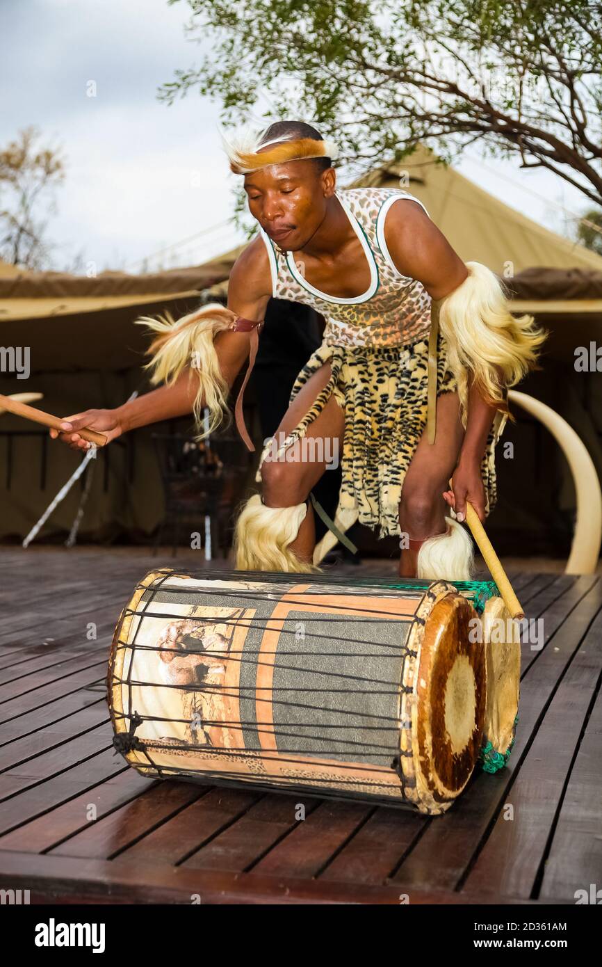 Johannesburg, South Africa - September 15, 2012: African Men playing ...