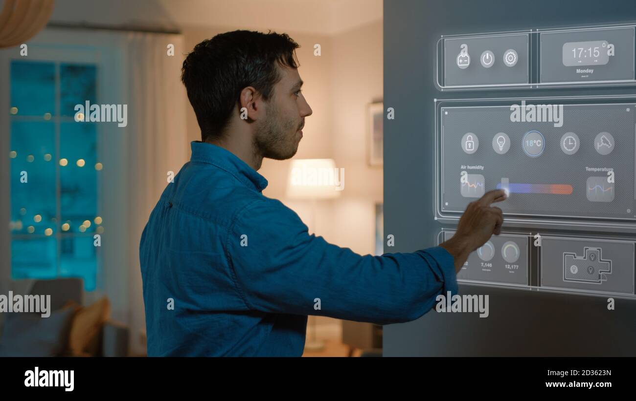 Temperature control panel on a fridge hi-res stock photography and ...
