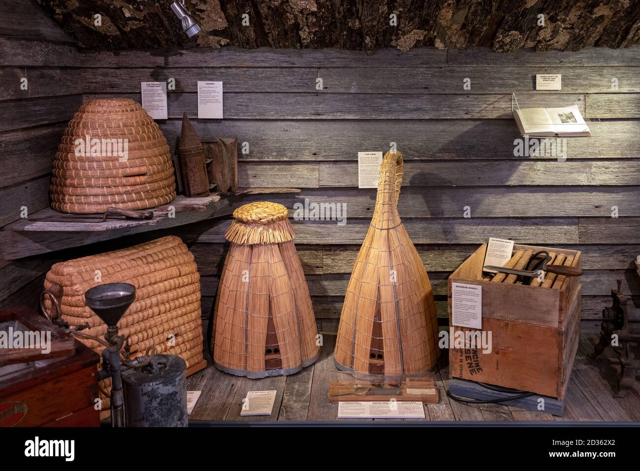 Tools for honey bee farming Stock Photo - Alamy