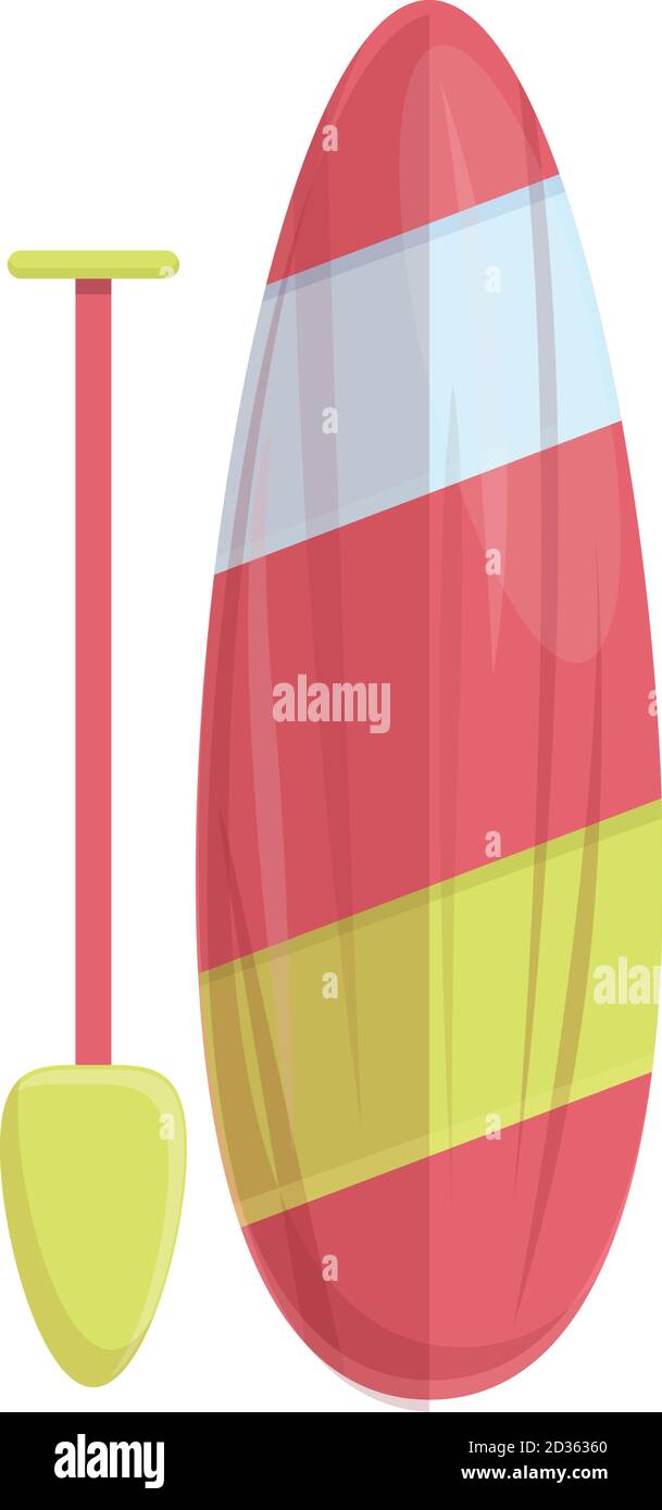 Activity sup surfing icon. Cartoon of activity sup surfing vector icon for web design isolated ...