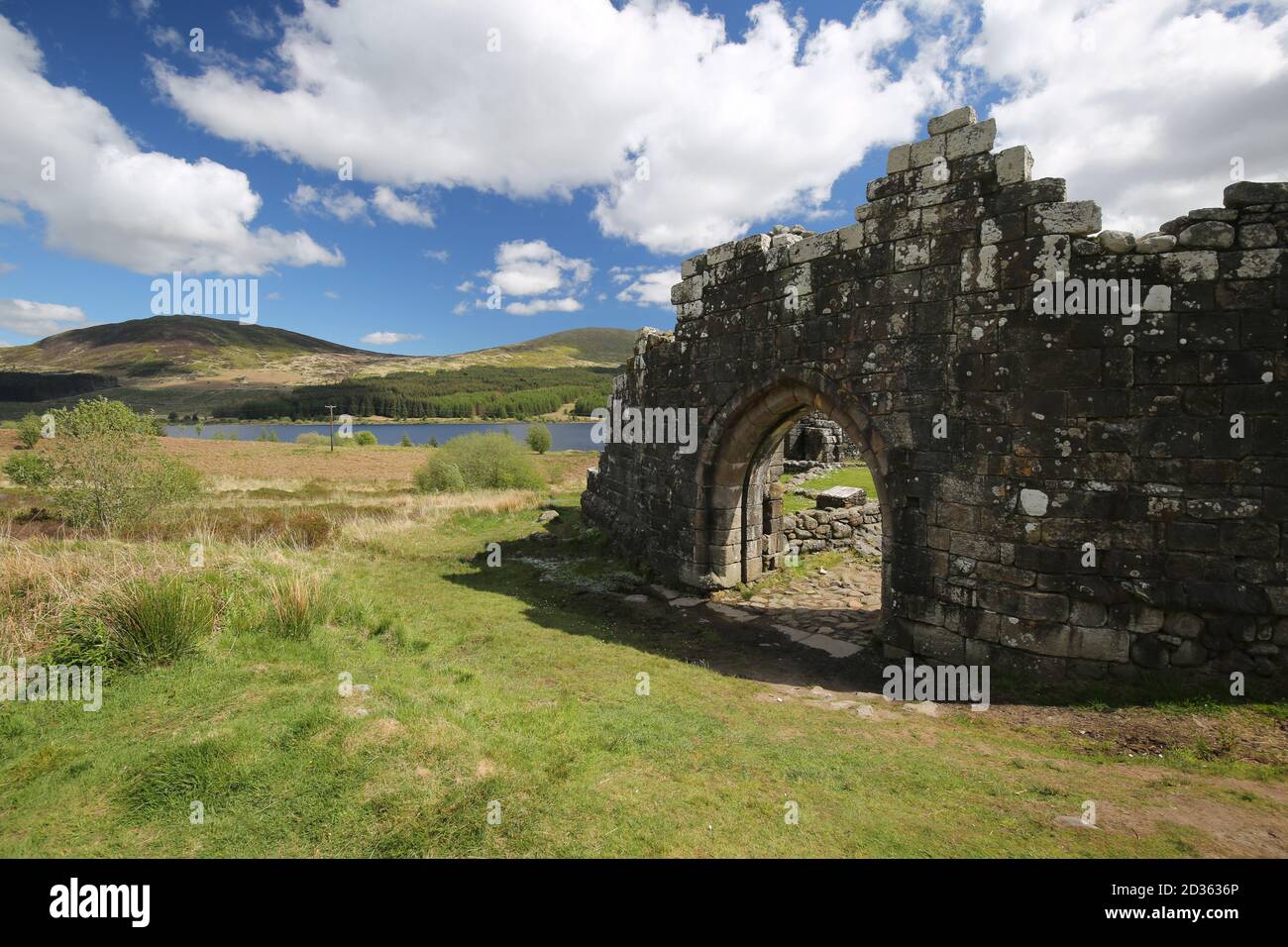 Loch Doon Castle, Loch Doon, Ayrshire, Dumfries & Galloway, Scotland UK ...