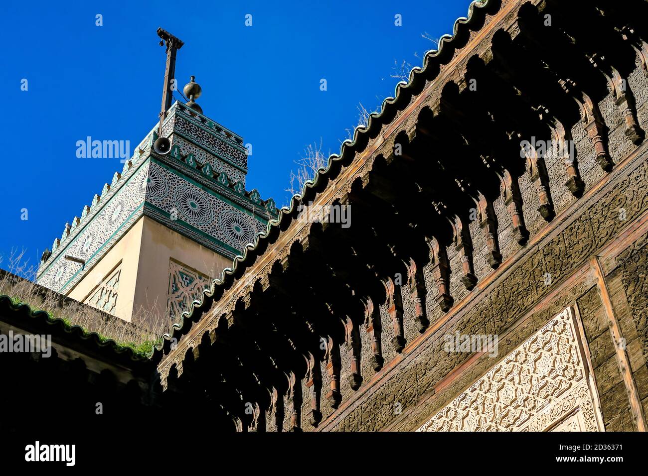 mosque in fes morocco, photo as background Stock Photo - Alamy