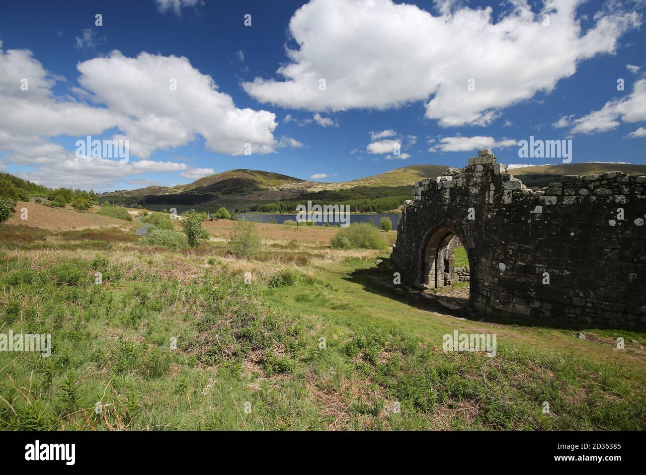 Loch Doon Castle, Loch Doon, Ayrshire, Dumfries & Galloway, Scotland UK ...