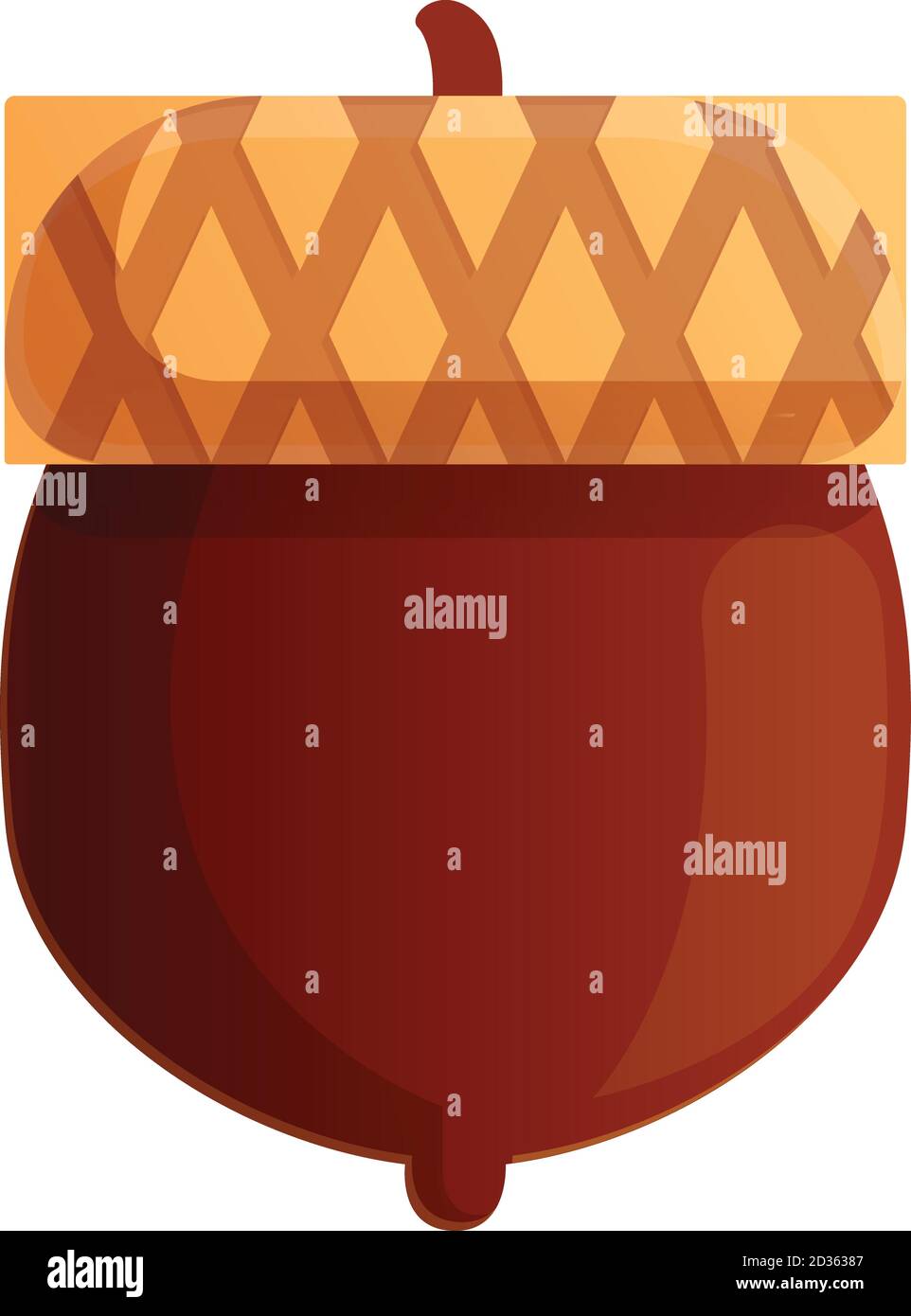 Autumn nut icon. Cartoon of autumn nut vector icon for web design ...