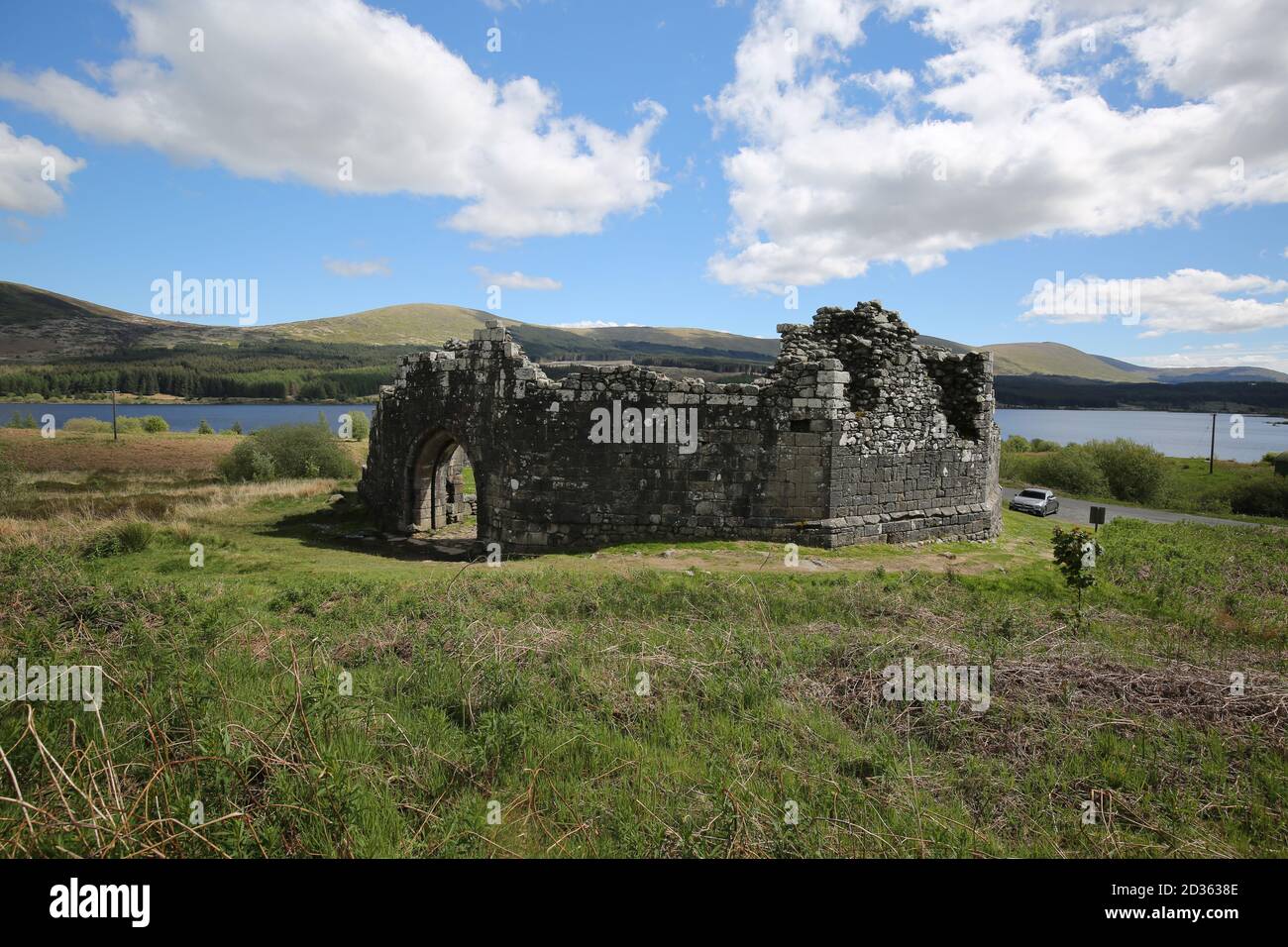 Loch Doon Castle, Loch Doon, Ayrshire, Dumfries & Galloway, Scotland UK ...