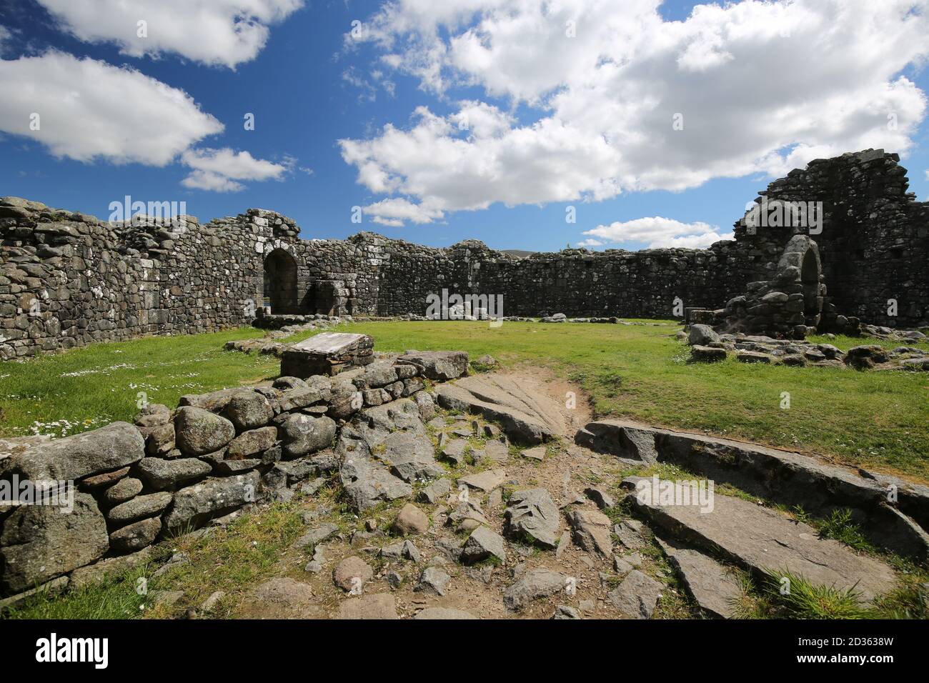 Loch Doon Castle, Loch Doon, Ayrshire, Dumfries & Galloway, Scotland UK ...