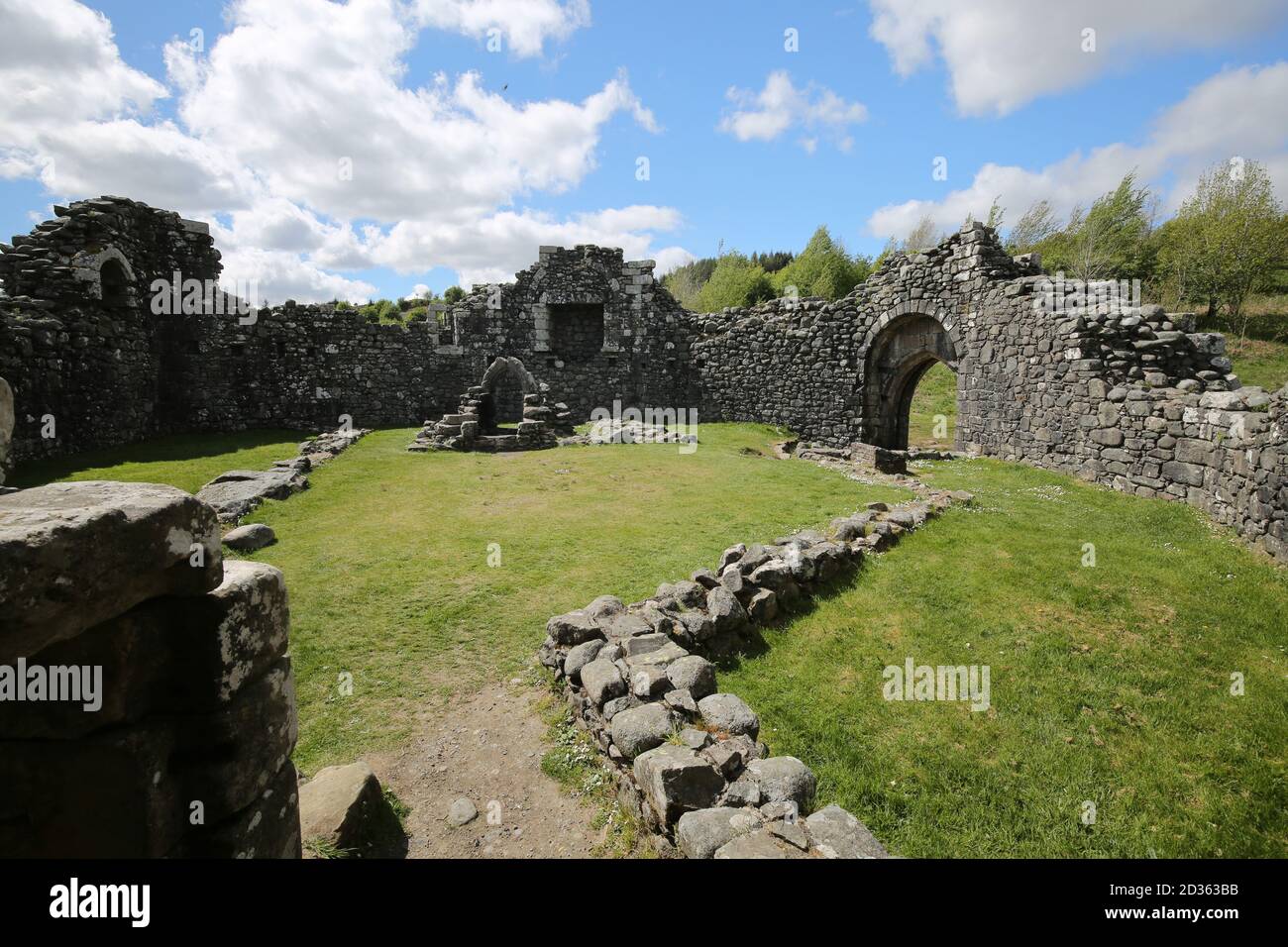 Loch Doon Castle, Loch Doon, Ayrshire, Dumfries & Galloway, Scotland UK ...