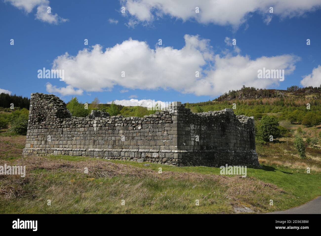 Loch Doon Castle, Loch Doon, Ayrshire, Dumfries & Galloway, Scotland UK ...