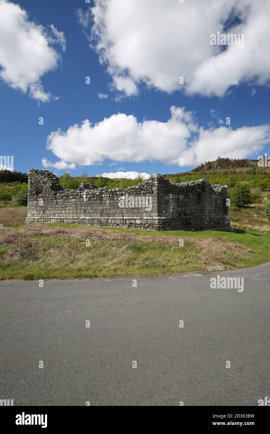 Loch Doon Castle, Loch Doon, Ayrshire, Dumfries & Galloway, Scotland UK ...